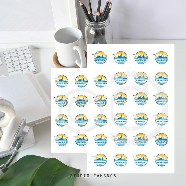 Hamburg, Germany JW Convention 2026 Stickers, Eternal Happiness Design ...