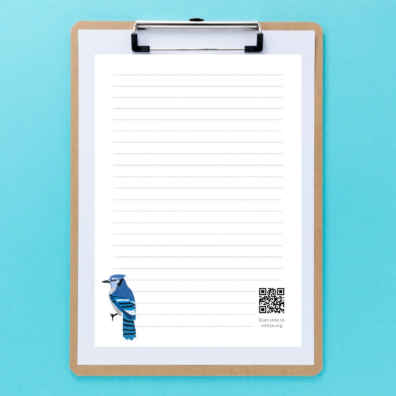 JW Letter Writing Paper, Lined, A4 & A5 Digital Files of X4 Bird Themed ...