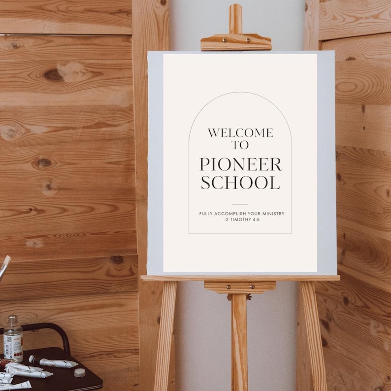 JW Pioneer School Welcome Sign | Digital File for Instant Download | JW Printables - Etsy