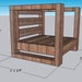 DIY Modern Outdoor Chair Plans: 2x4 Patio Furniture (PDF Download ...
