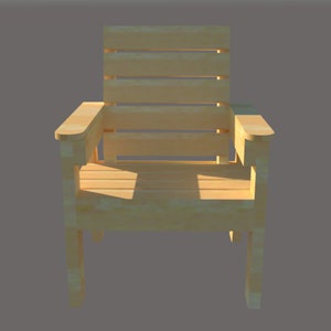 2x4 Outdoor Chair,patio Furniture Plans, Garden Seating Bench Plans ...