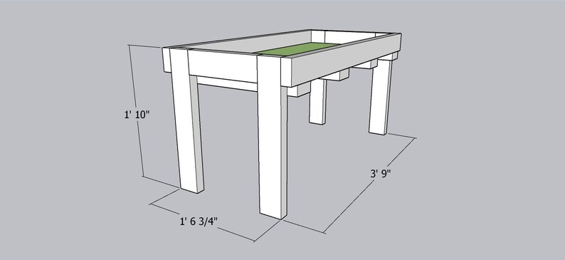 Sandbox Table,sandbox Plan With Canopy and Benches, Backyard DIY ...