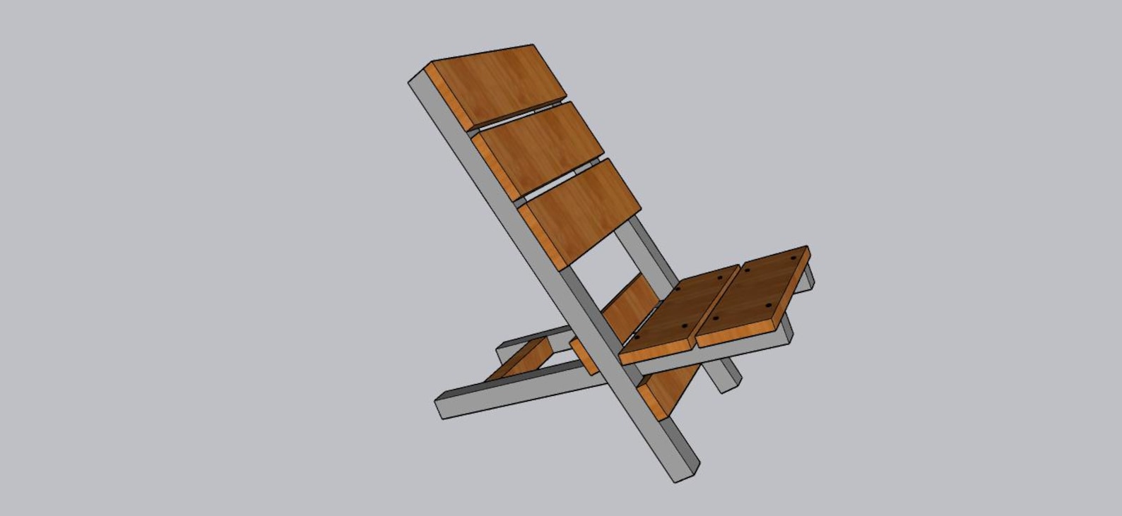 Portable Wooden Beach Chair Plans: DIY Patio Furniture (PDF Download ...
