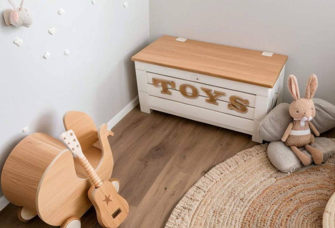 Farmhouse Toy Box Plans: DIY Wooden Storage Chest (PDF Pattern) - Etsy