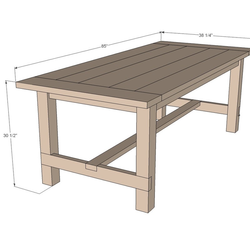 Folding Farmhouse Tables - Etsy