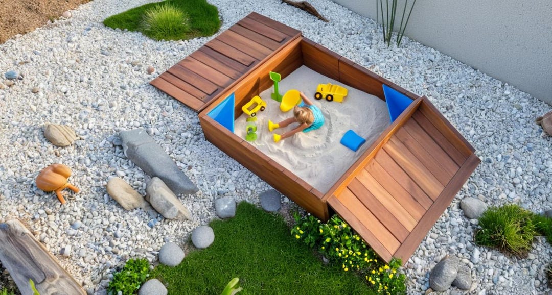Sandbox Plan With Lid, Canopy & Benches: Backyard DIY Project (PDF) - Etsy