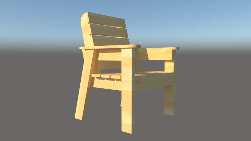 2x4 Outdoor Chair Plans: DIY Patio Furniture, Garden Bench (PDF ...