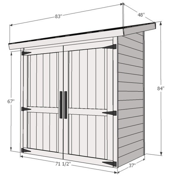 Small Shed Plans - Etsy