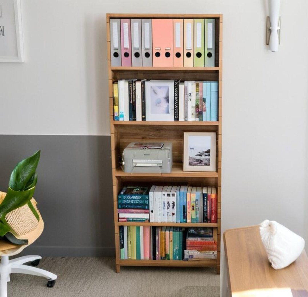 Stackable Wooden Bookshelf Plans: DIY Modern Shelving (PDF Digital ...