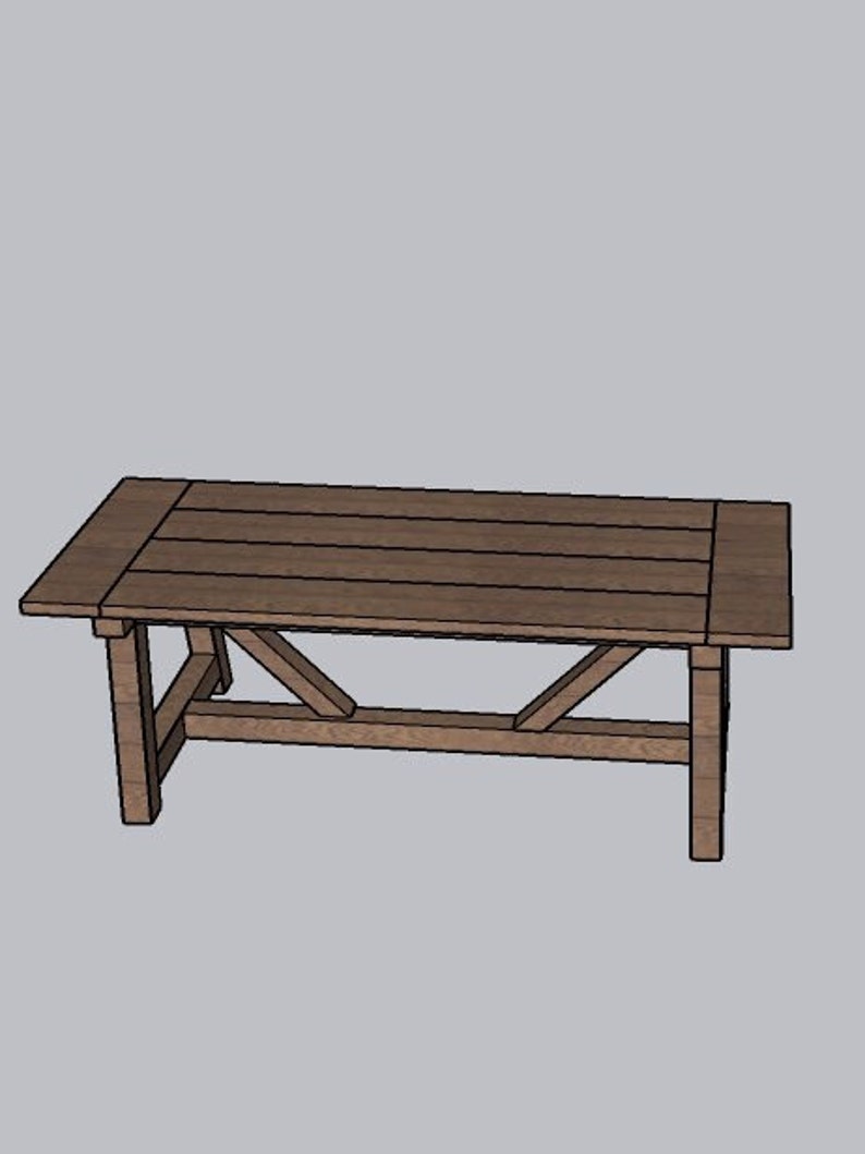 4x4 Truss Beam Table - Etsy