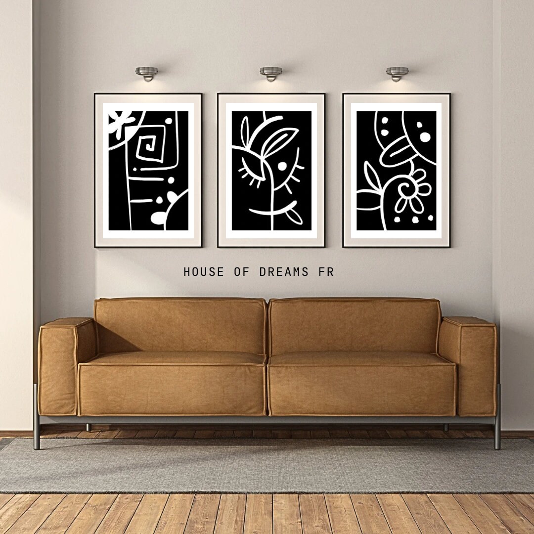 3 Premium A3 Printable Posters: Modern Wall Art, Digital Downloads for ...