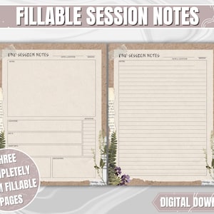 DND Session Notes Scrapbook Style | Dungeons and Dragons 5th Edition ...