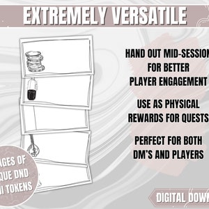 DND Token Bundle | Dungeons and Dragons 5th Edition PDF Form Fillable ...