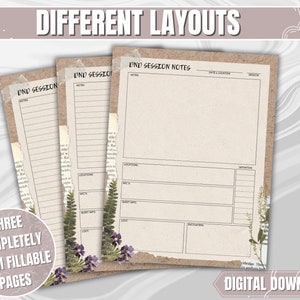 DND Session Notes Scrapbook Style | Dungeons and Dragons 5th Edition ...