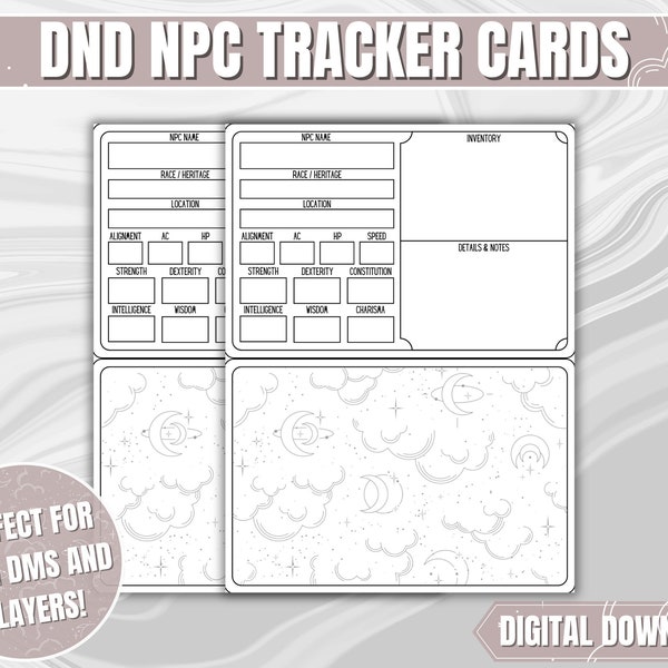 Fillable Blank Tracker - Etsy