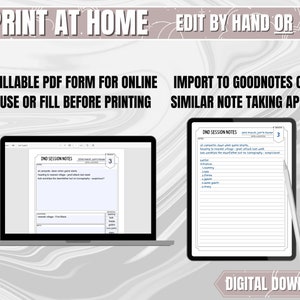 Minimalist Session Notes | Dungeons and Dragons 5th Edition PDF Form ...