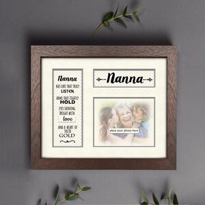 Nanna Frame - Frame for Nanna - Nanna Frame and Mount - Personalised ...