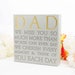 Memorial Stone for Dad – Remembrance Grave Plaque - Etsy