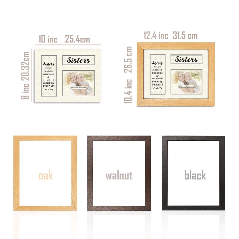 Sisters Frame - Frame for Sisters - Sisters Frame and Mount ...