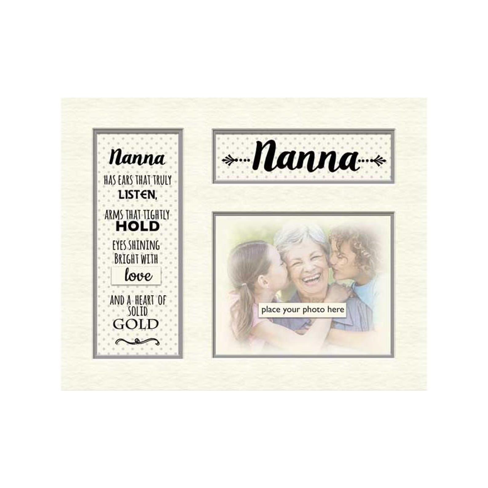 Nanna Frame - Frame for Nanna - Nanna Frame and Mount - Personalised ...