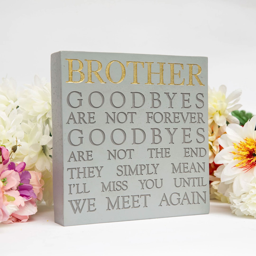 Memorial Stone for Brother - Brother Grave Stone - My Brother Memorial ...