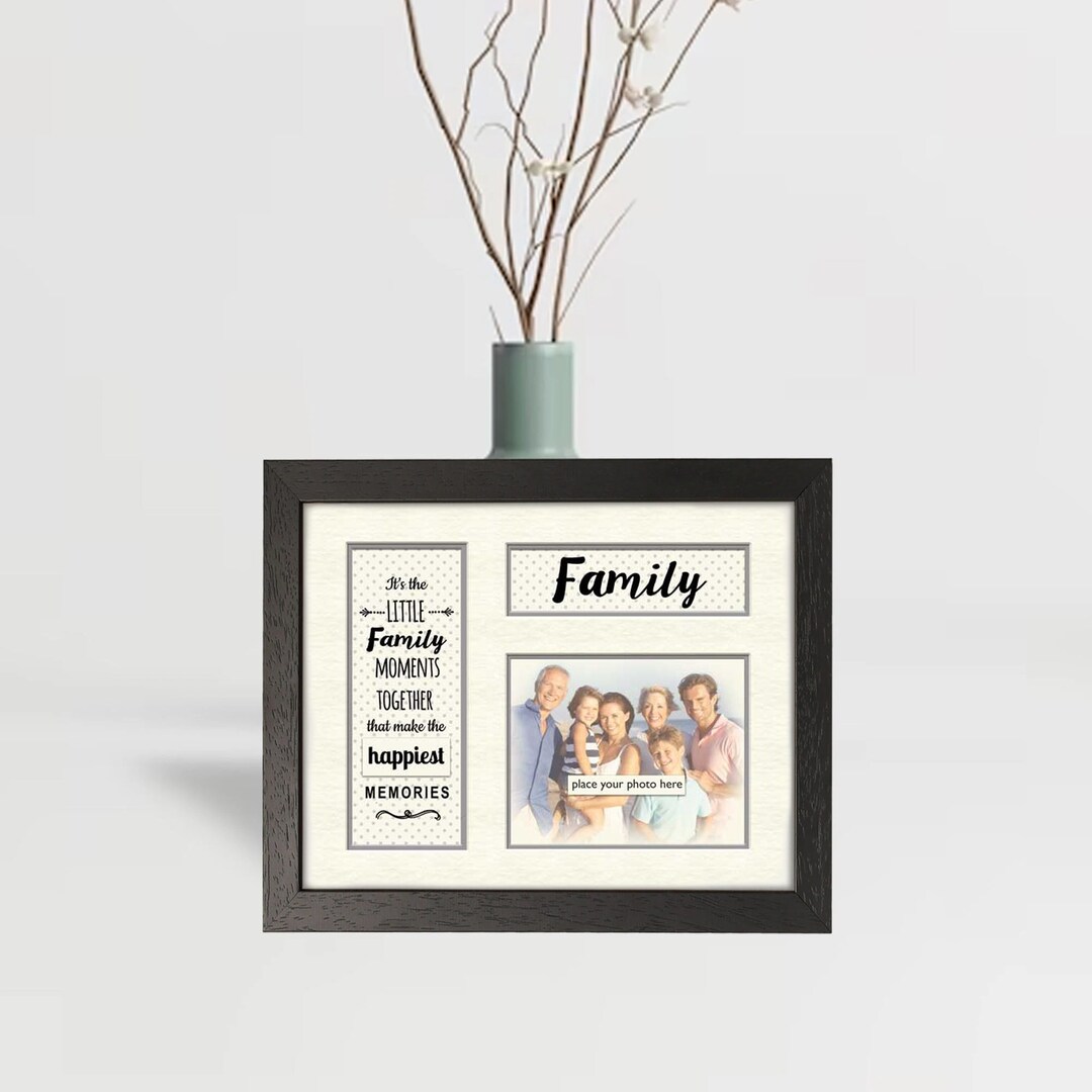 Family Frame - Frame for Family - Family Frame and Mount - Personalised ...