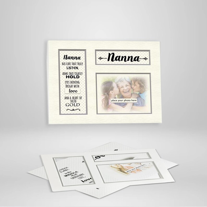 Nanna Frame - Frame for Nanna - Nanna Frame and Mount - Personalised ...