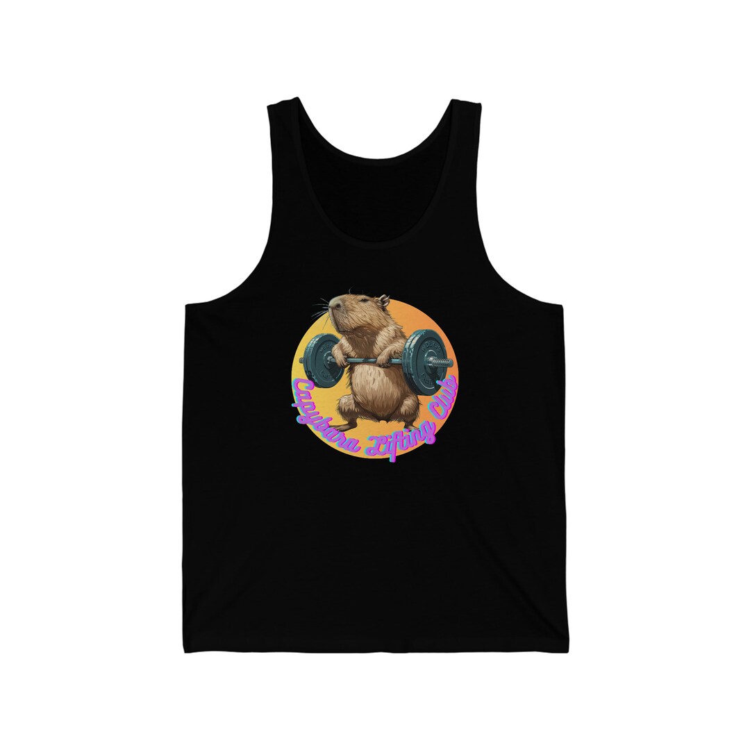 Capybara Lifting Club Gym Tank Top Lifting Tank Top - Etsy