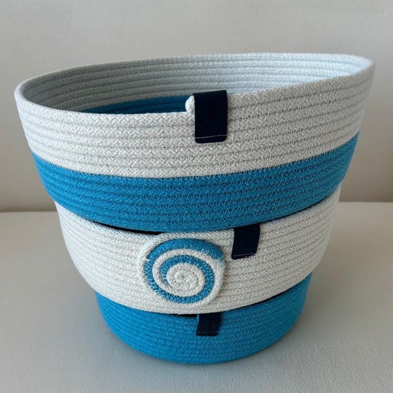 Cotton Cord Basket - Etsy