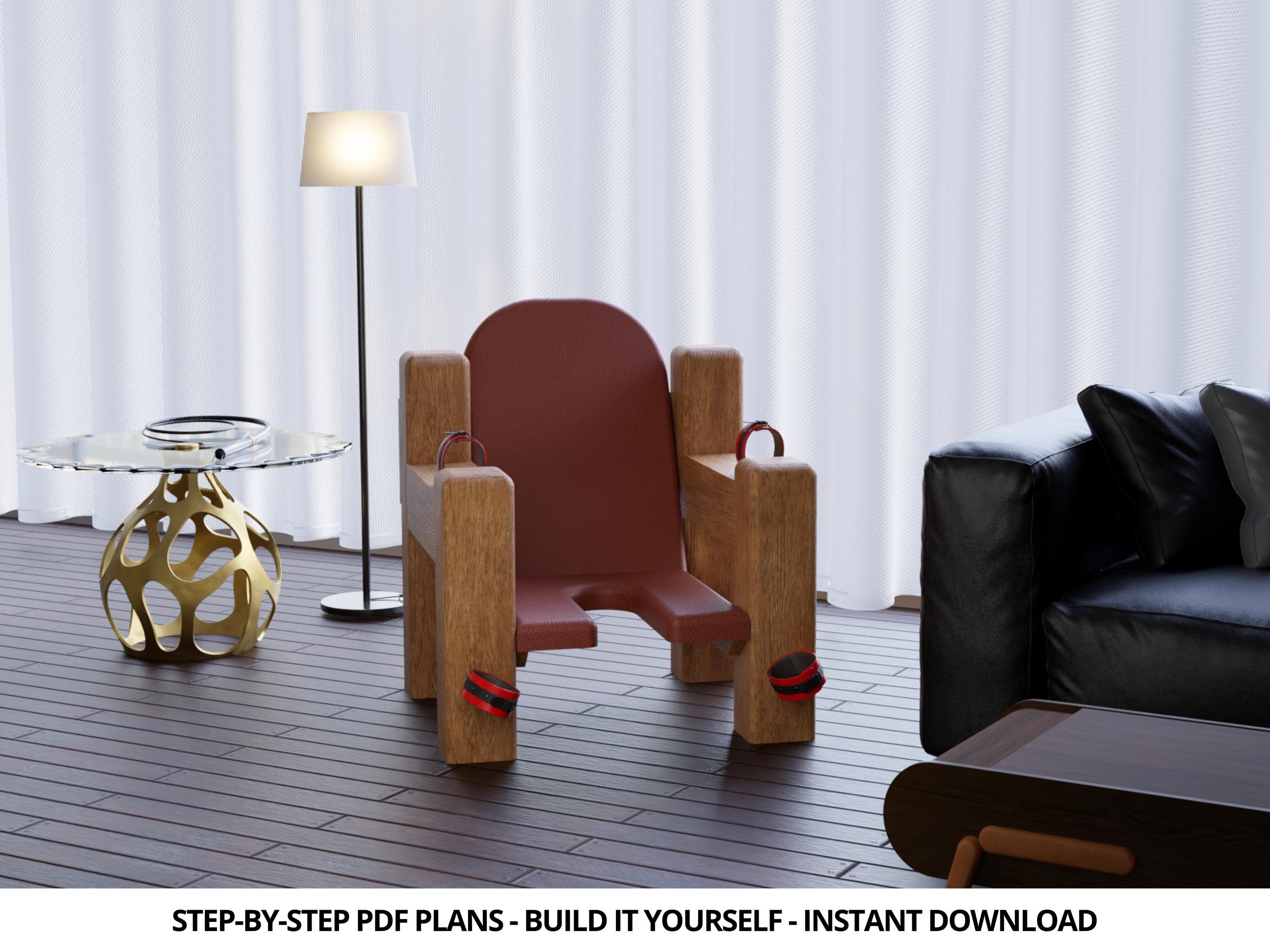 DIY BDSM Chair Blueprint – Erotic Bondage Furniture Plans (PDF ...