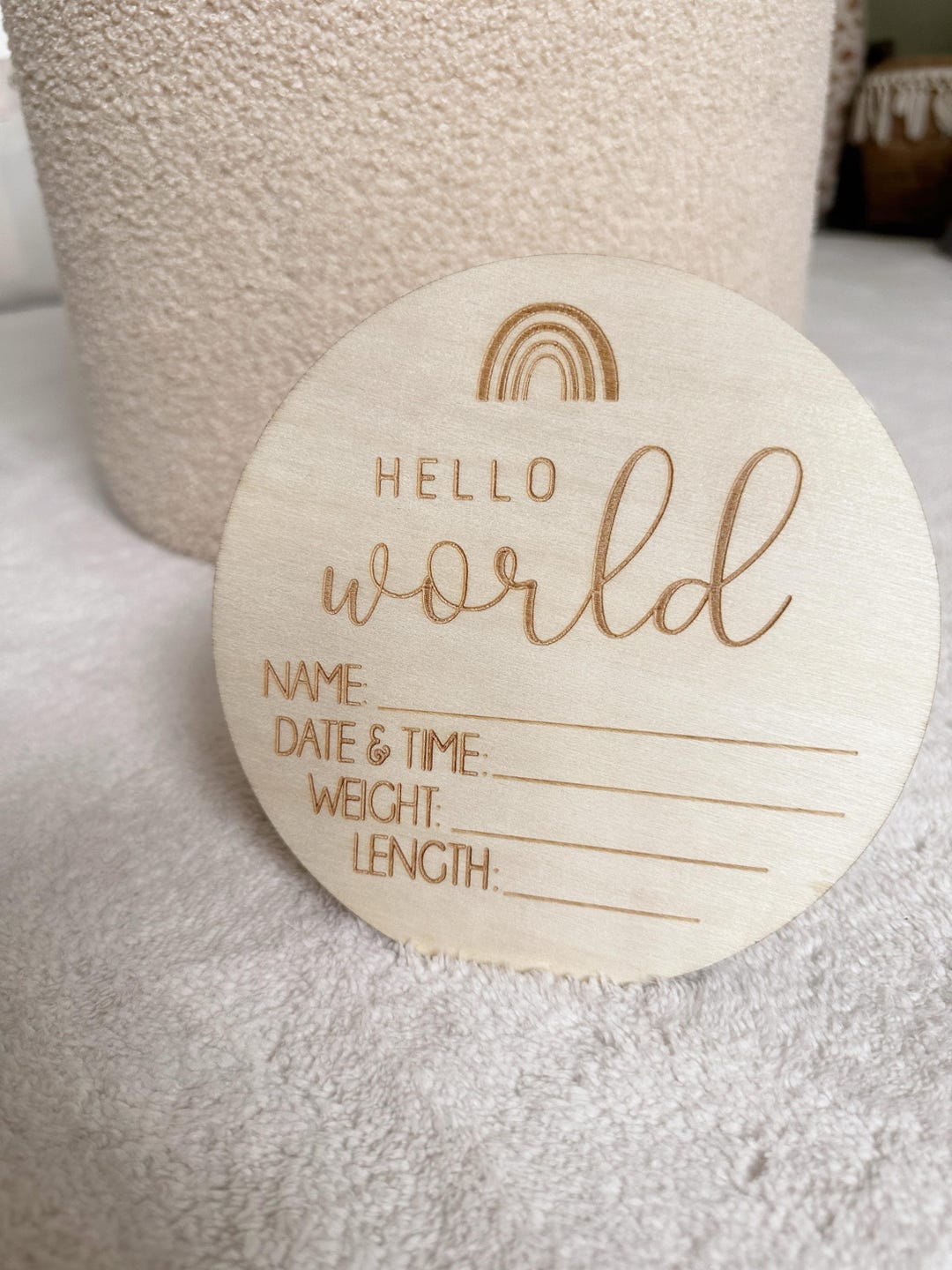 Birth Milestone Card / Birth Keepsake Card / Newborn Birth Details ...