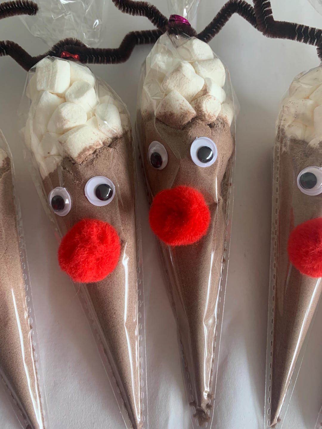 Hot Chocolate Reindeer Cones With Cadburys Hot Chocolate - Etsy