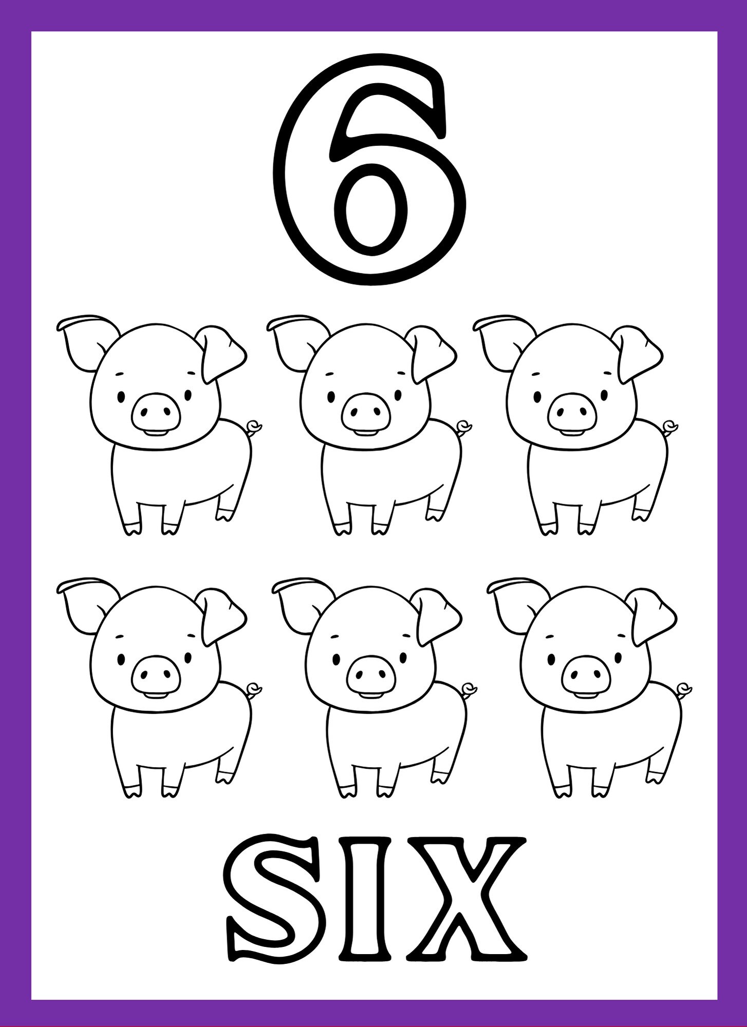 Counting Coloring Book - Etsy