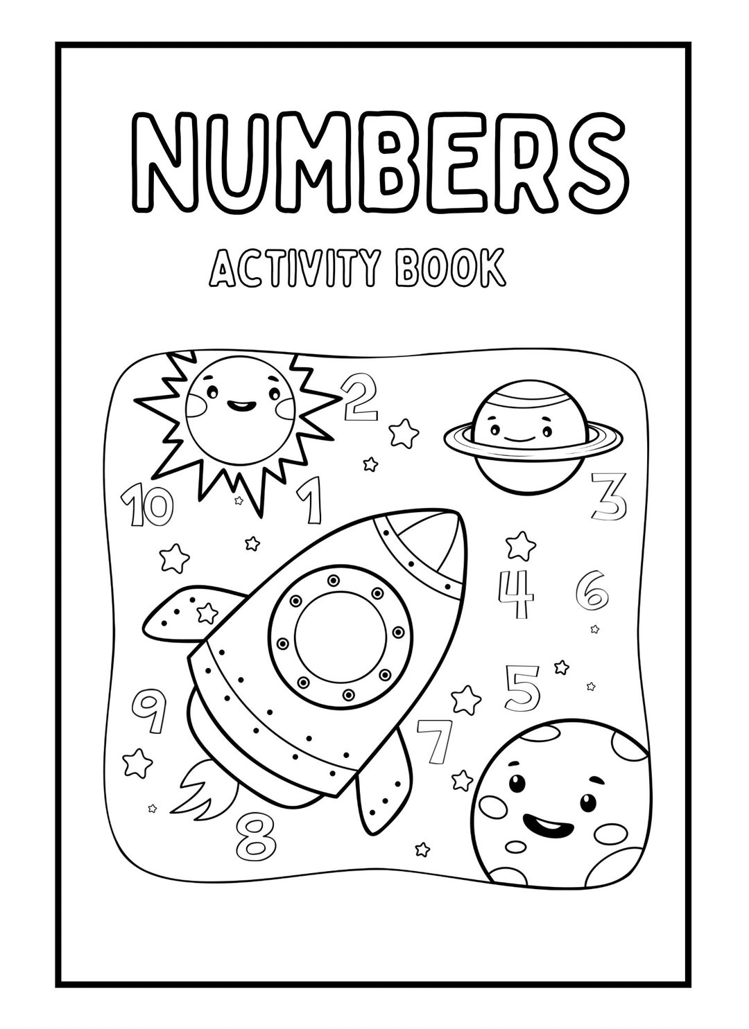 The Number Activity Book - Etsy