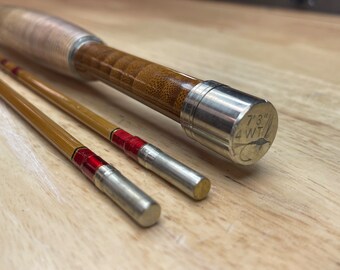 Fly Rod Sport King Model 64 tonkin Cane 3PC Bamboo Fly Rod Approx 8.5 ...