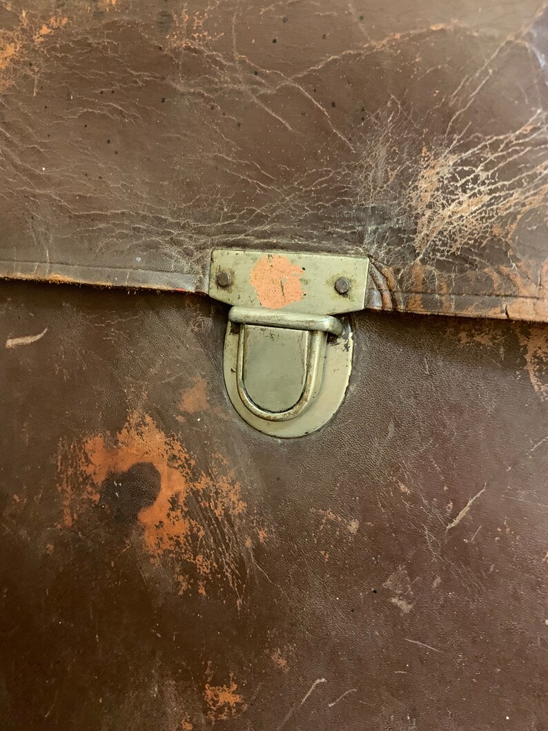 Vintage Leather Briefcase - Etsy