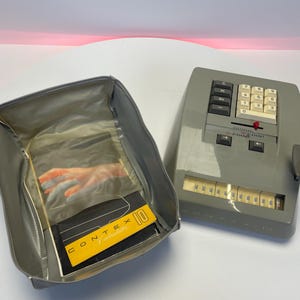50s Contex-10 Desktop Minimalistic Vintage Calculator, 1950s ...