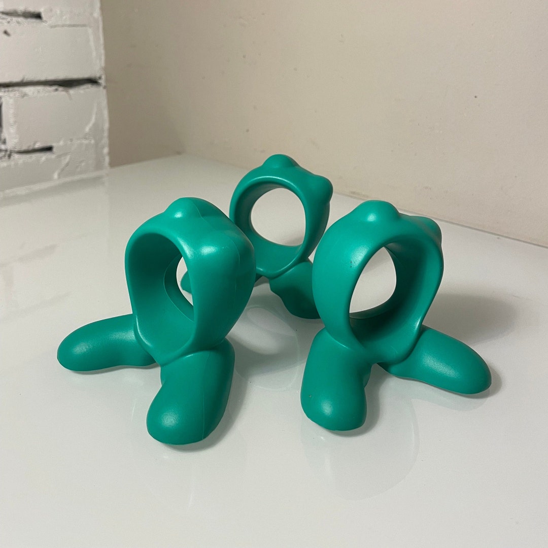 Alessi Frog Napkin Rings, Napkin Holders 3 Piece, Green or Purple - Etsy