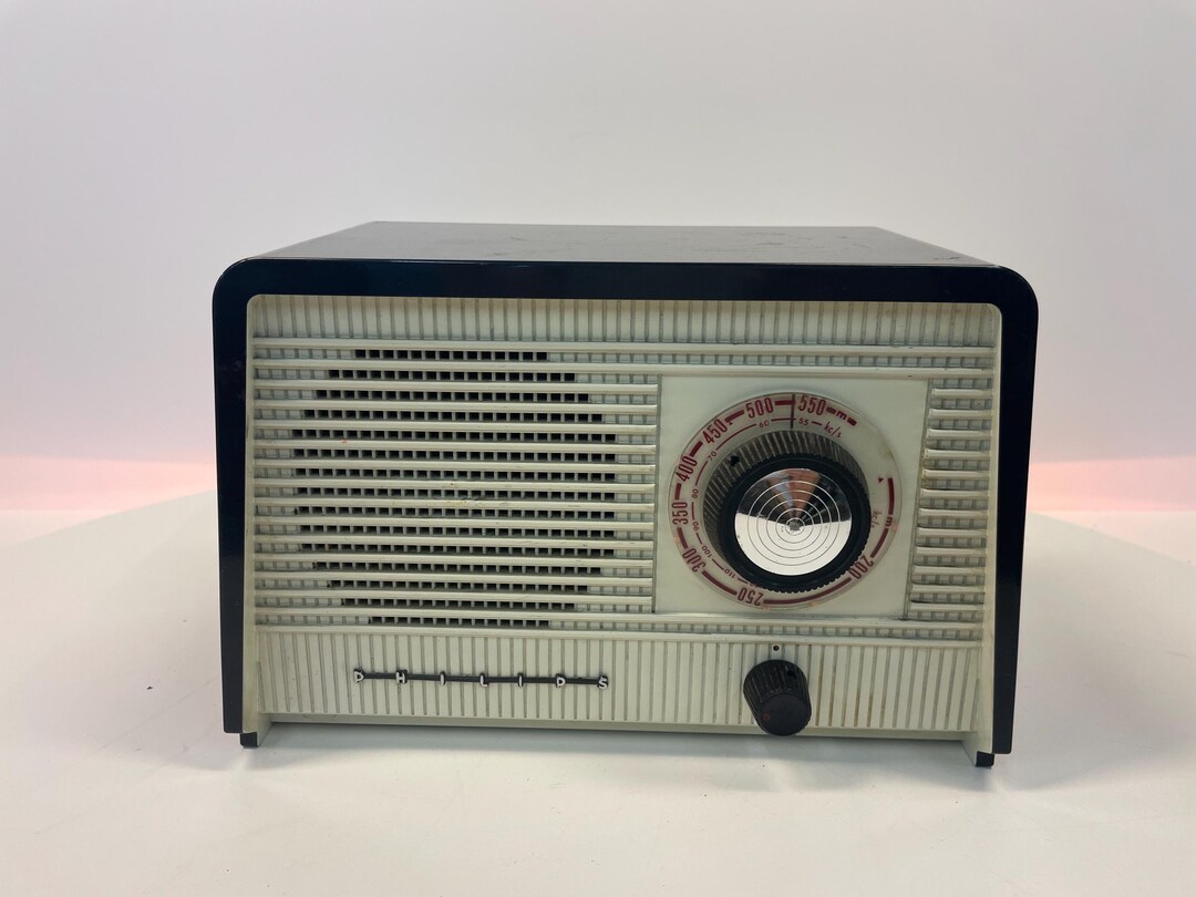Gorgeous Contrast Color Unique Shape Vintage 1958 Cream B1X65U Philips ...