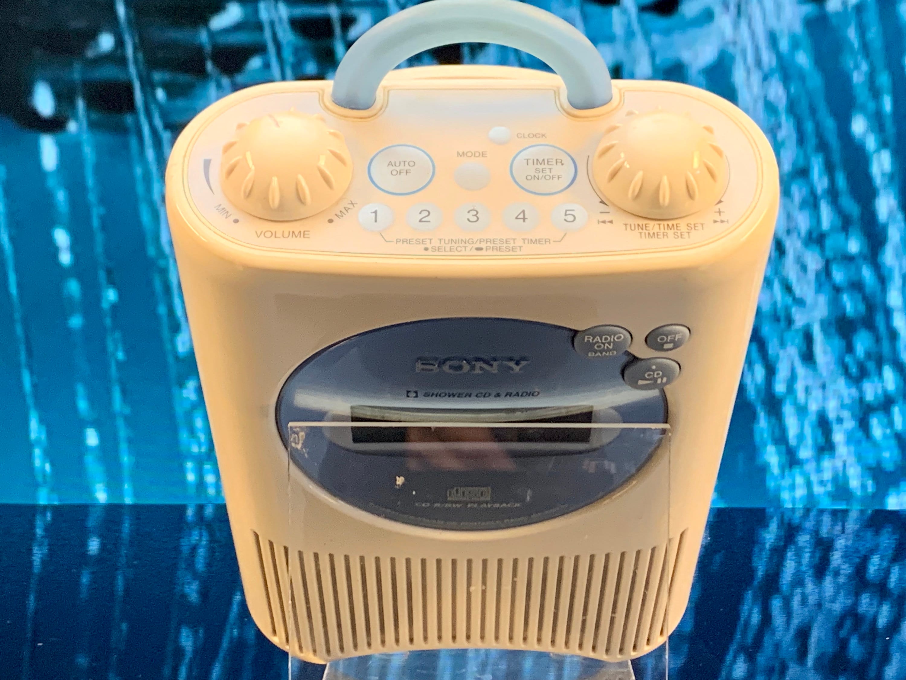 Sony ICF-CD73V Shower CD Player Vintage Vibes for Modern Tunes - Etsy
