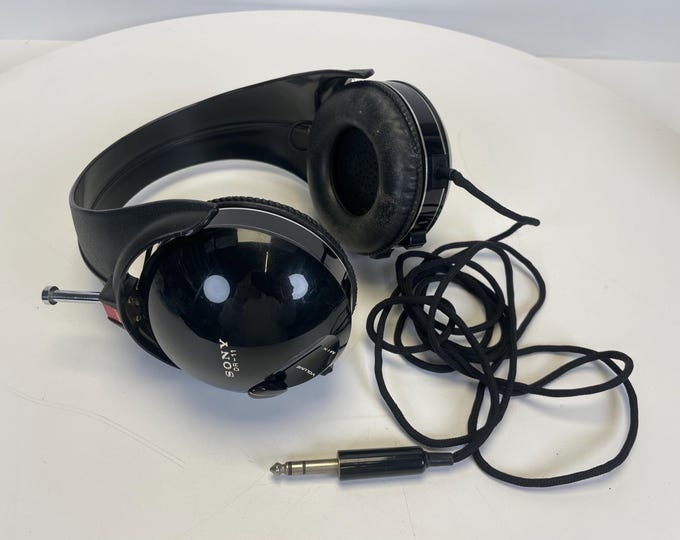 1970s Sony DR-11 Vintage Historical Nostalgic Stereo Headphones ...
