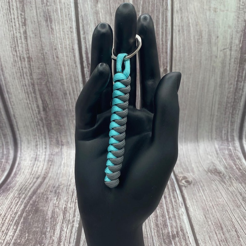 Custom Knotted Keychain - Etsy