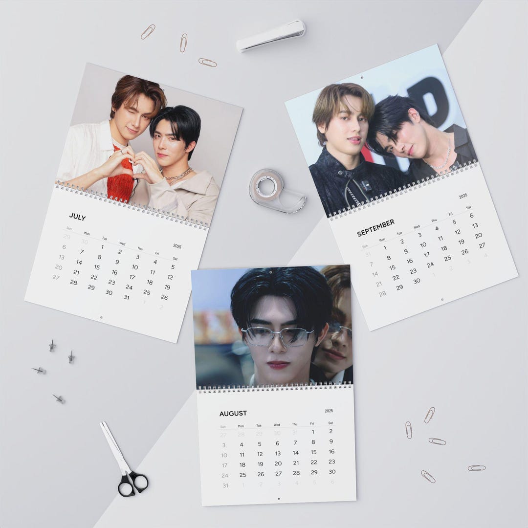 Smartboom 2025 Wall Calendars, Top Form, Thai BL - Etsy