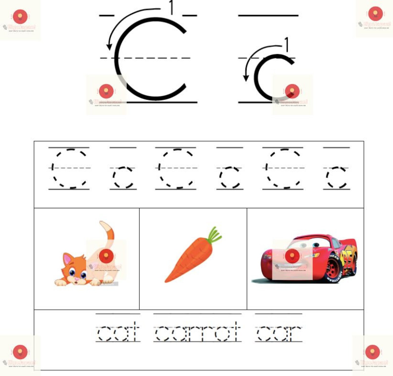 Alphabet Worksheet Tracing (A to Z) - Etsy Canada