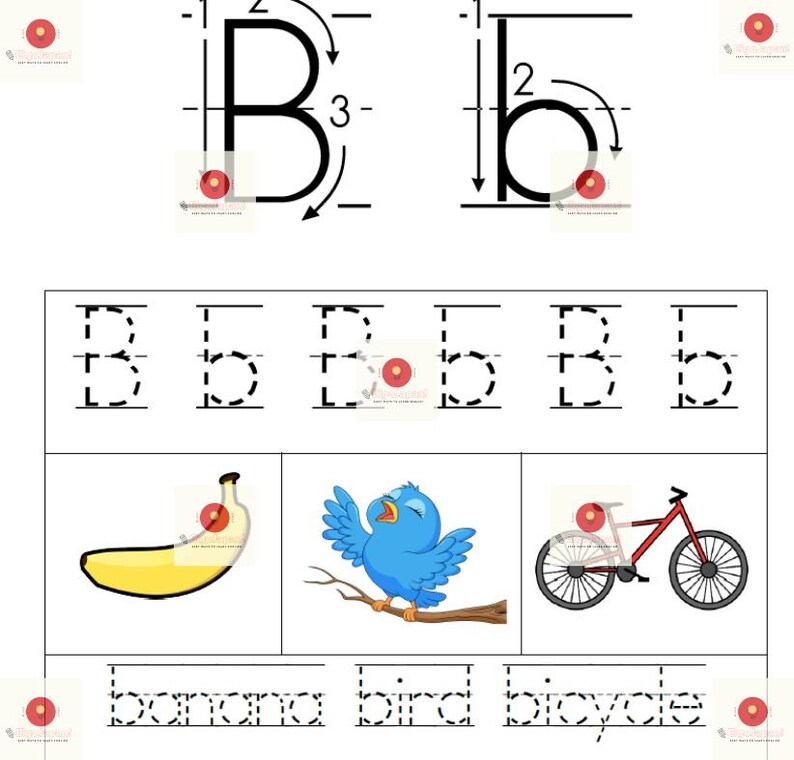 Alphabet Worksheet Tracing (A to Z) - Etsy Canada
