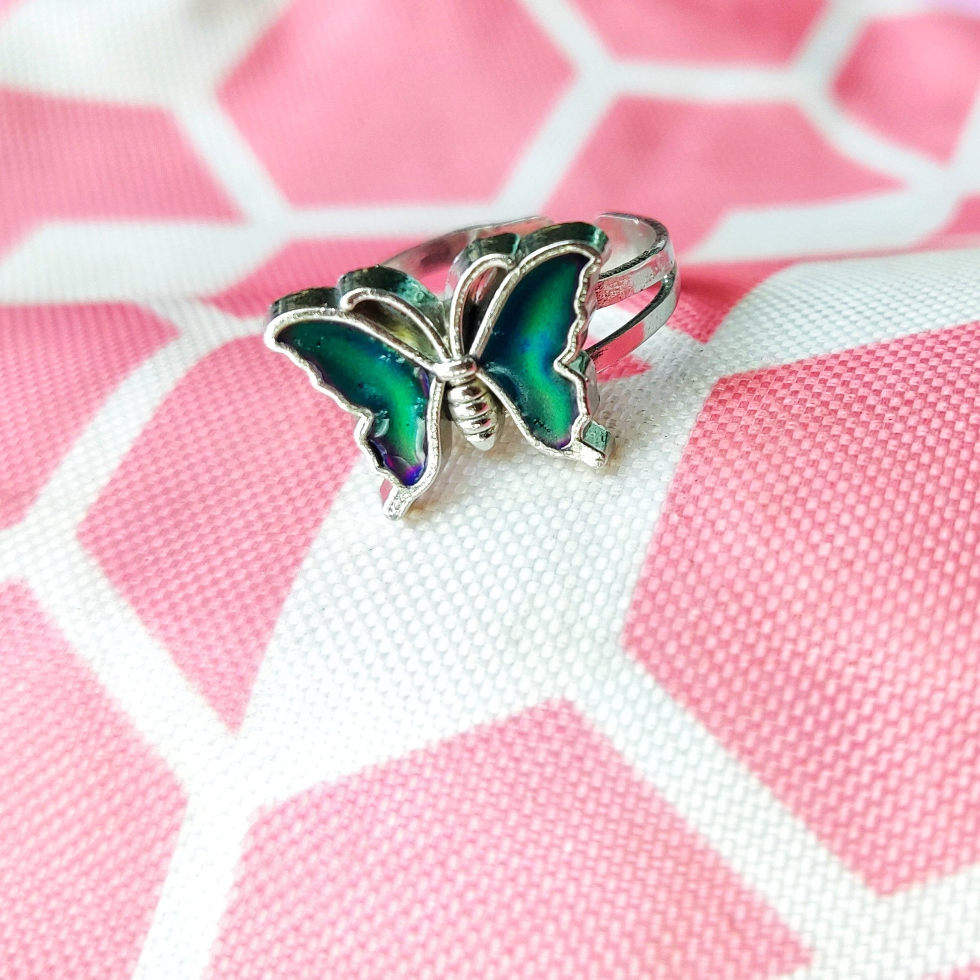 Stunning Butterfly Mood Ring, Color Changing Ring, Mood Jewelry - Etsy