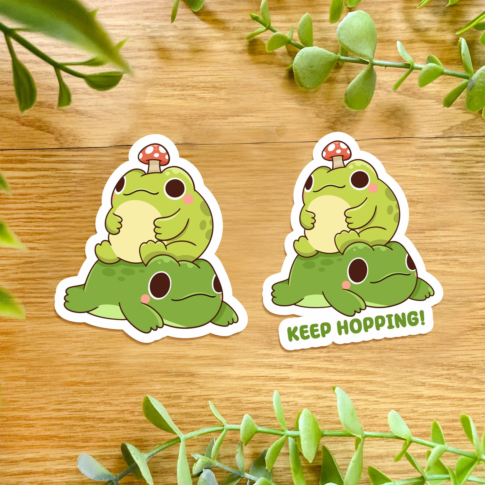 Cute Frog Sticker Fat Frog Sticker Mushroom Froggie Sticker Laptop ...