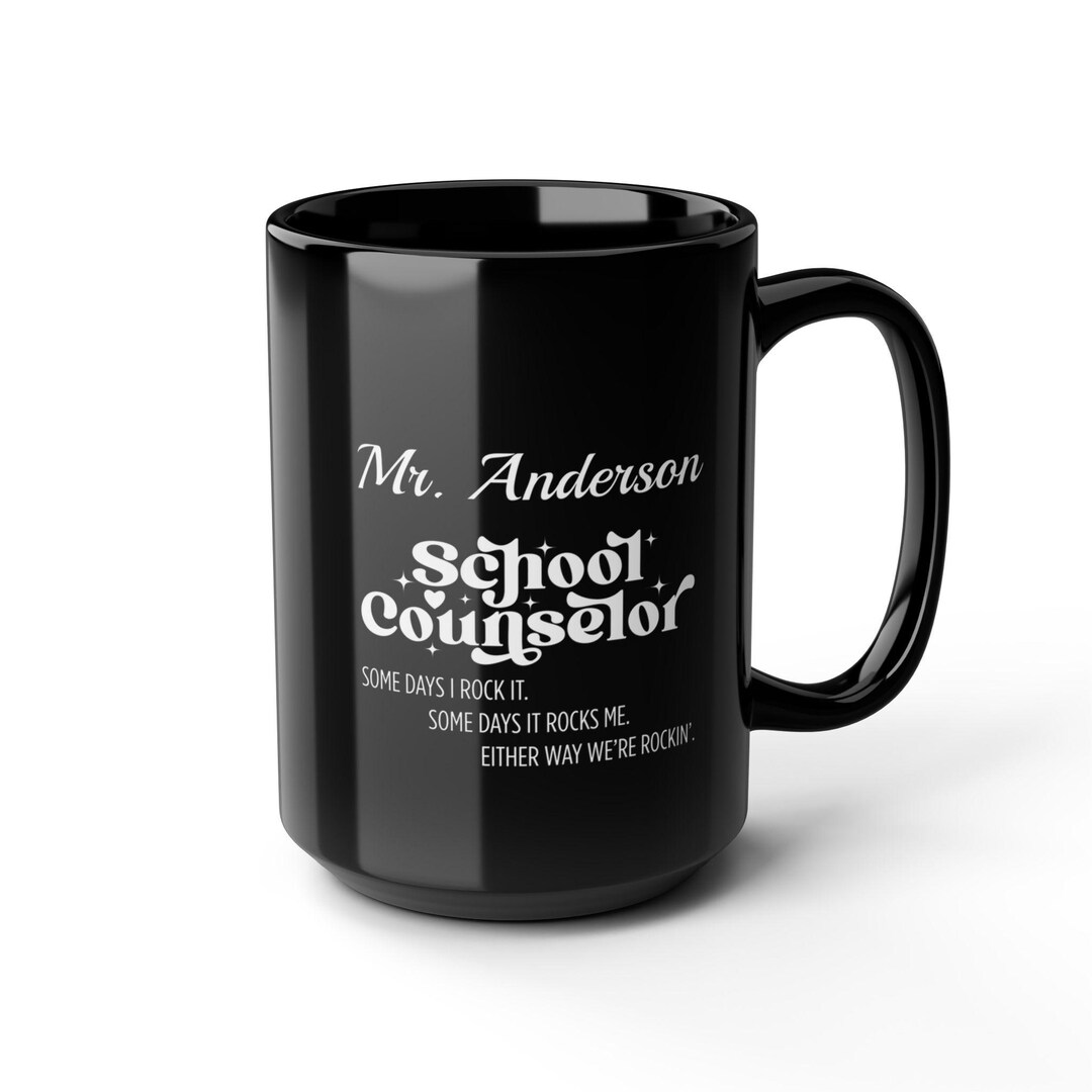 Custom School Counselor Mug, Guidance Appreciation Gifts, 15oz ...