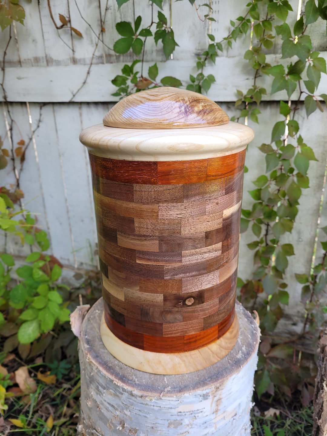 Hand Crafted Wood Turned Urn. - Etsy