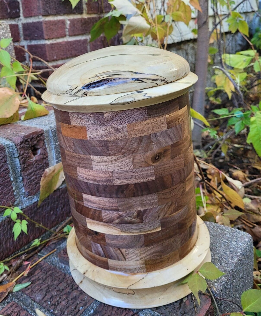 Hand Crafted Wood Turned Urns - Etsy